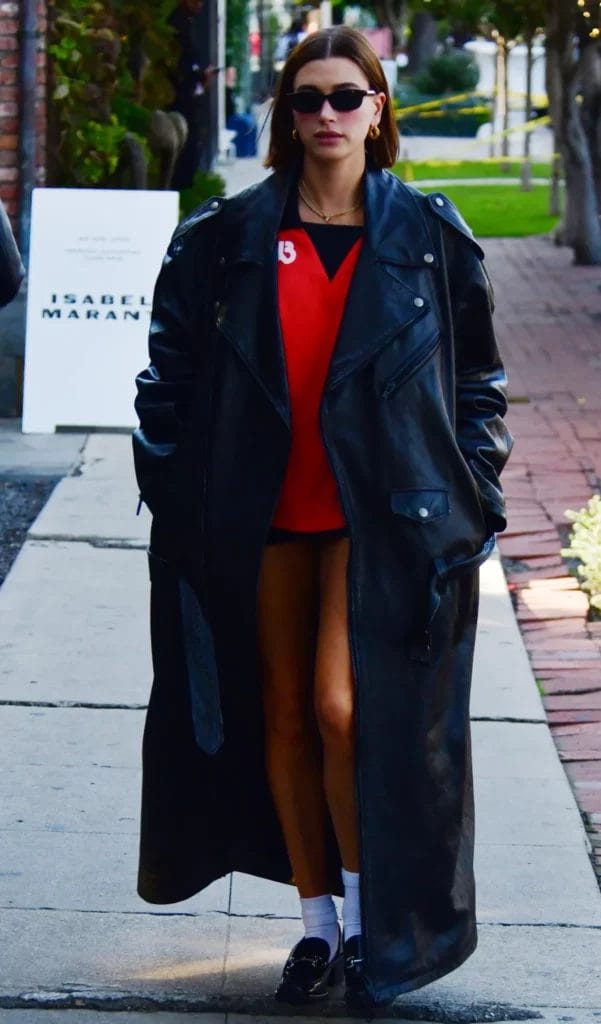 Hailey Bieber Masters the Subtle Art of Fashion Juxtaposition - Heels News
