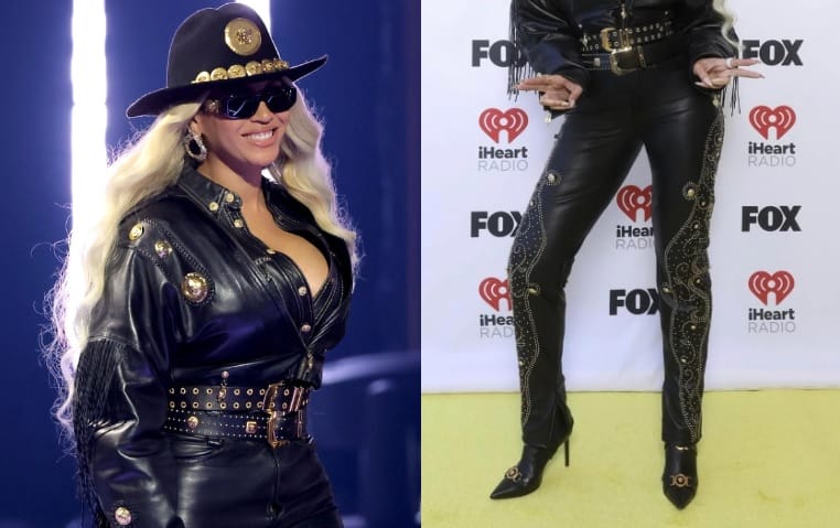 Beyoncé Dons Ranch-Ready Runway Wrangler Versace Look at iHeartRadio ...