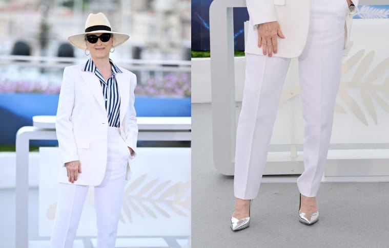 Meryl Streep Stuns in White Suit at Cannes Film Festival Opening ...