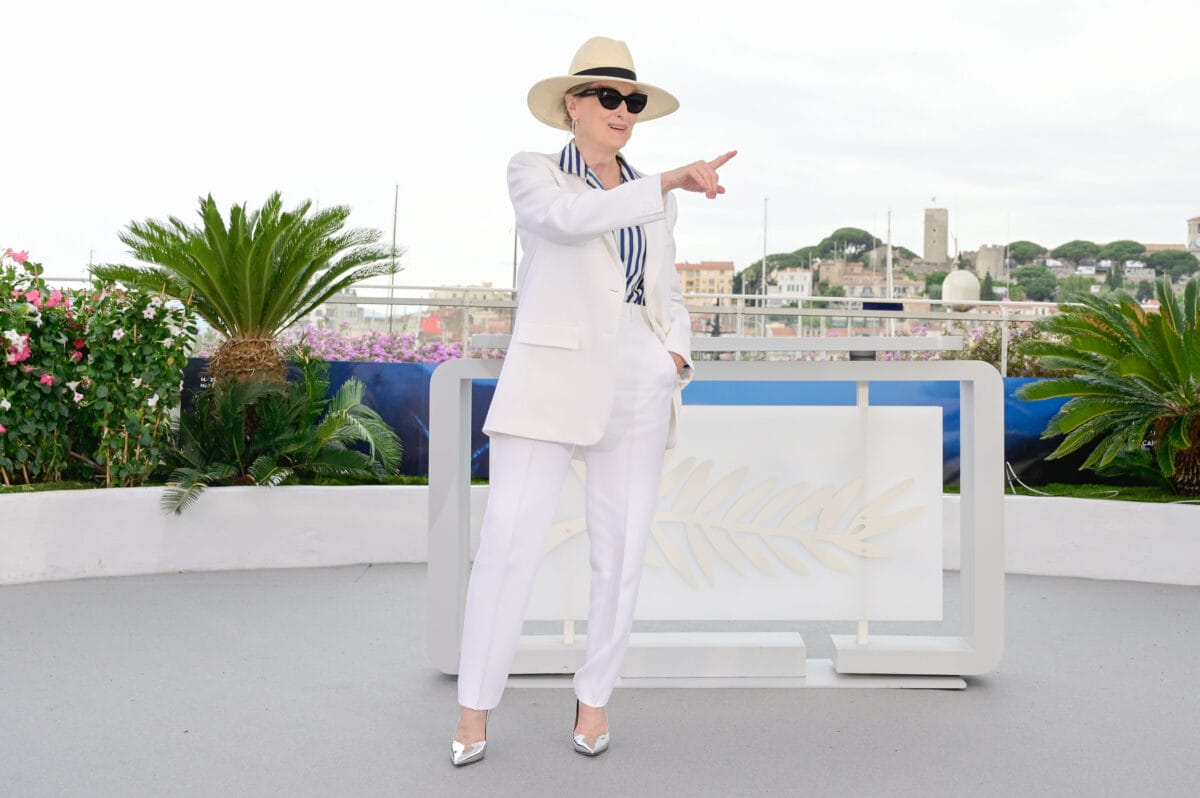 Meryl Streep Stuns in White Suit at Cannes Film Festival Opening ...